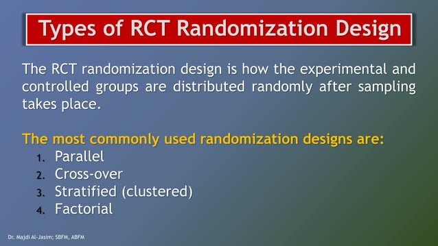 RCT Critical Appraisal - Validity | PDF | Healthcare Industry | Industries