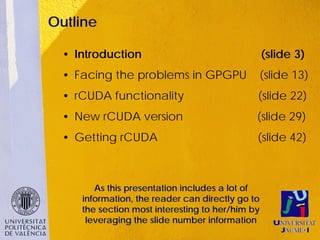 R cuda presentation_ib_features_120704 | PDF