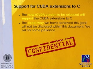 R cuda presentation_ib_features_120704 | PDF