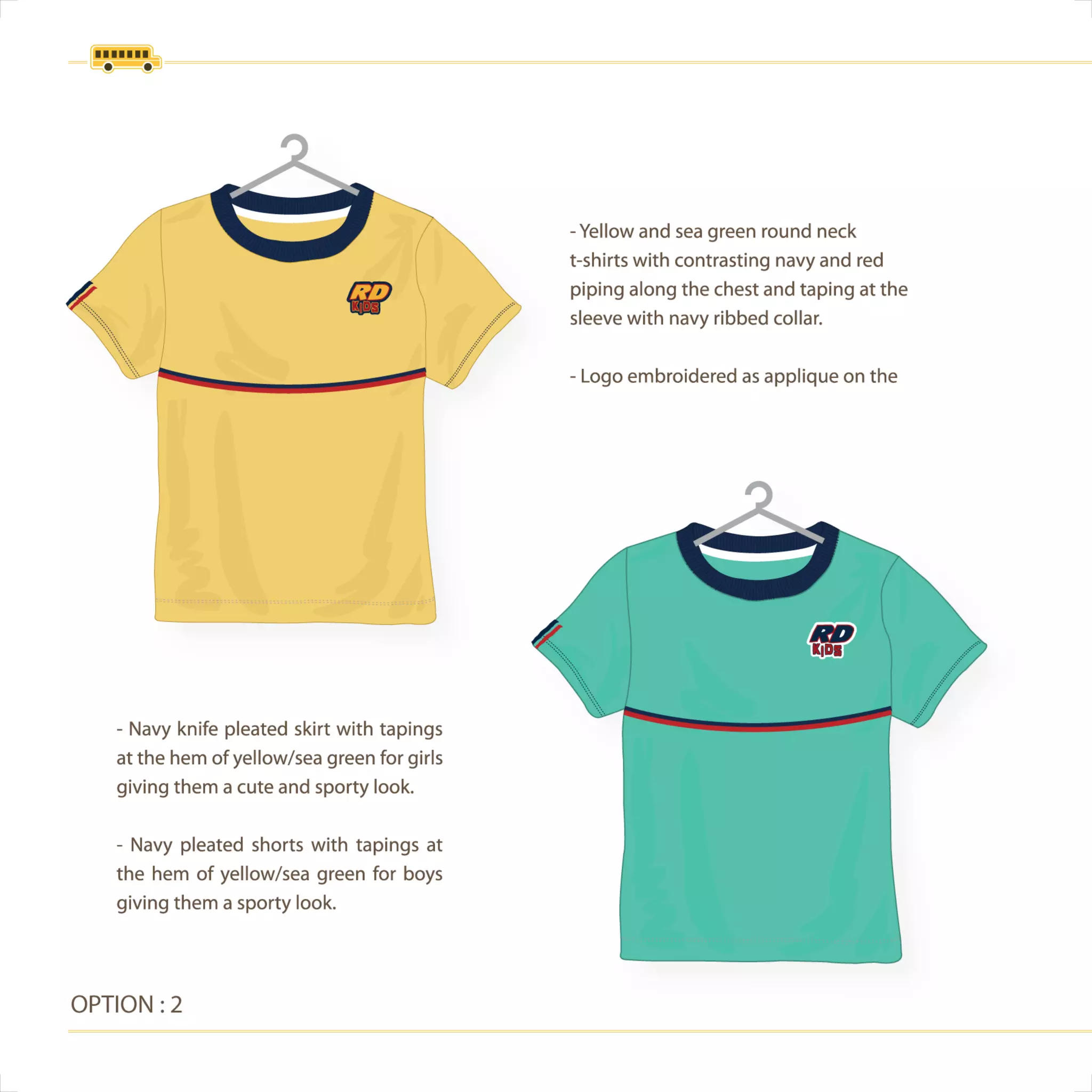 RD International School Uniform Presentation | PDF