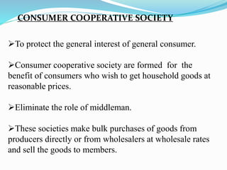 types of cooperative society | PPTX