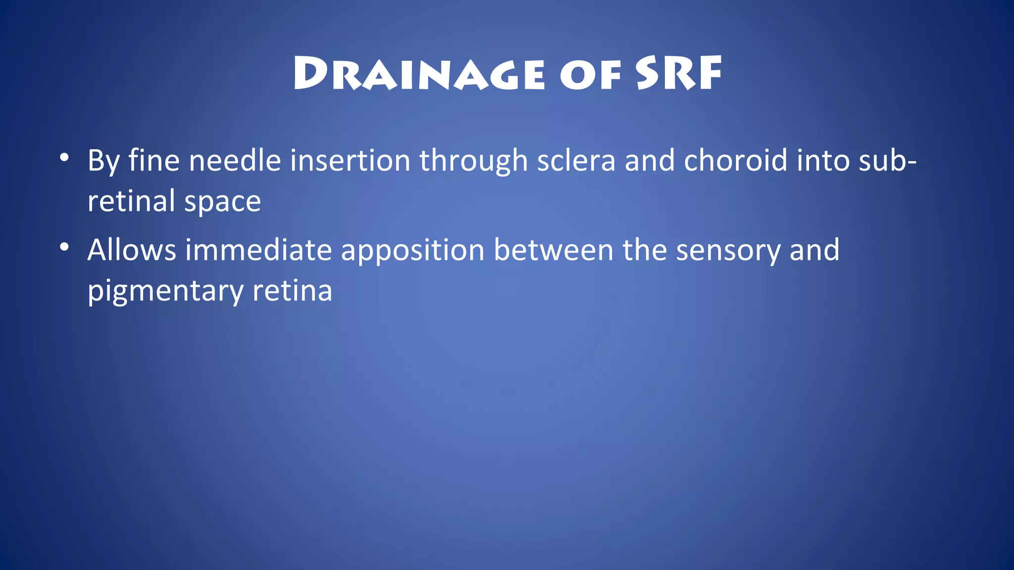 Retinal Detachment | Ophthalmology | PPT
