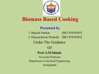 Biomass Based Cooking | PPTX