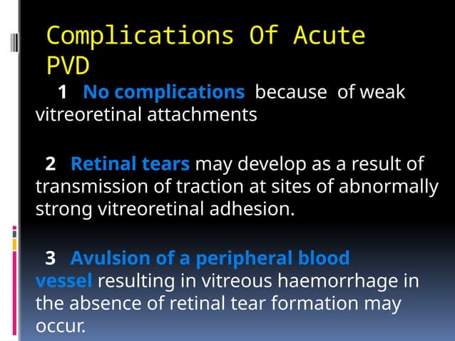 retinal detachment evaluation and management | PPTX