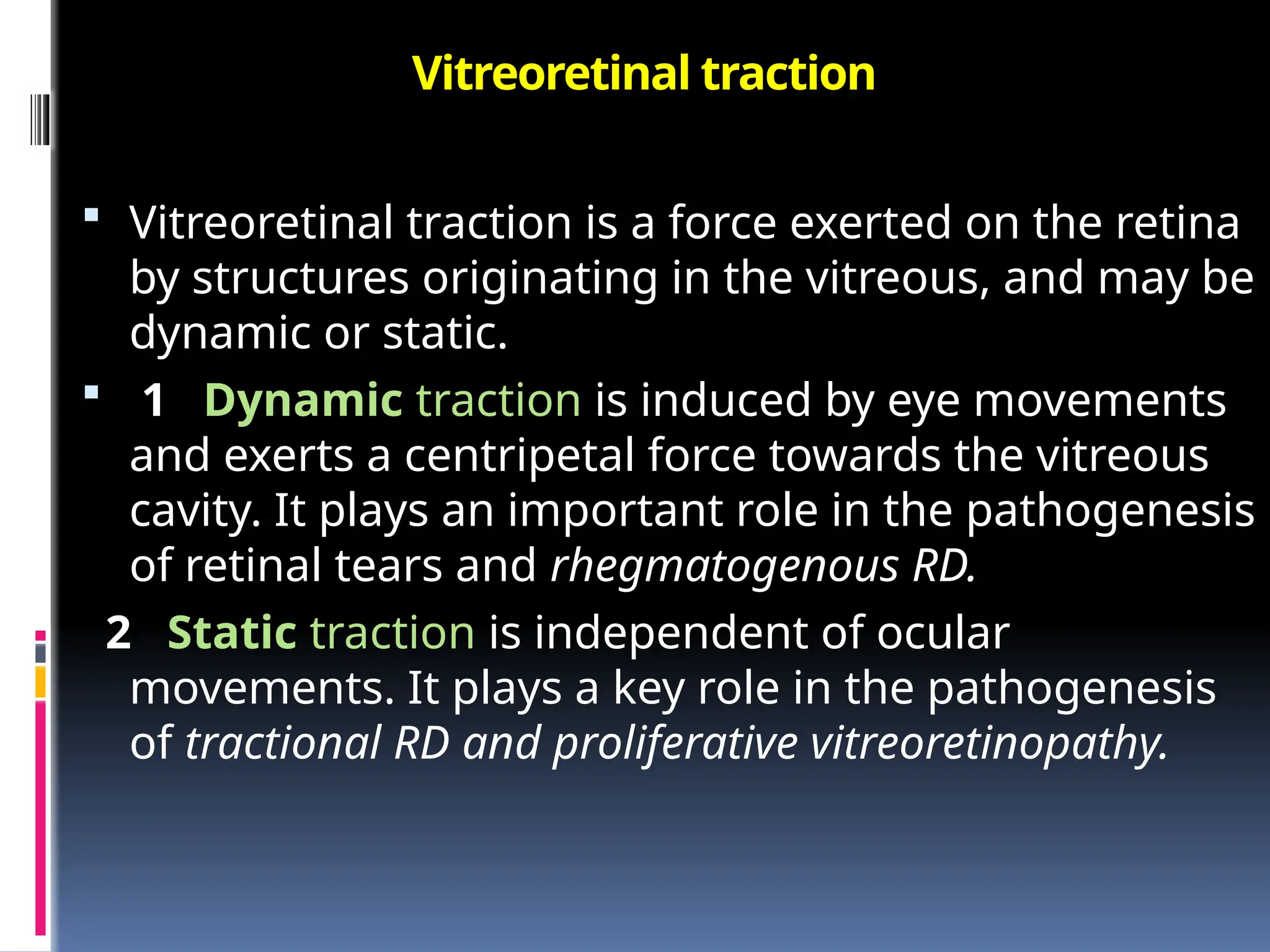Retinal detachment evaluation and management. | PPT