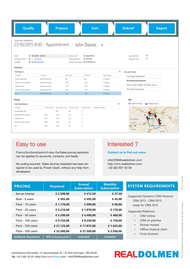 Sales Journey Assistant for Dynamics CRM - flyer | PDF