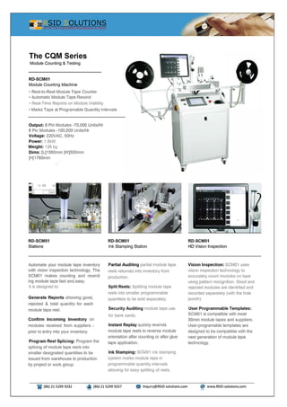 Module Counting Machine RD-SCM01 | PDF