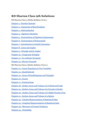 Rd-sharma-class9-solutions | PDF