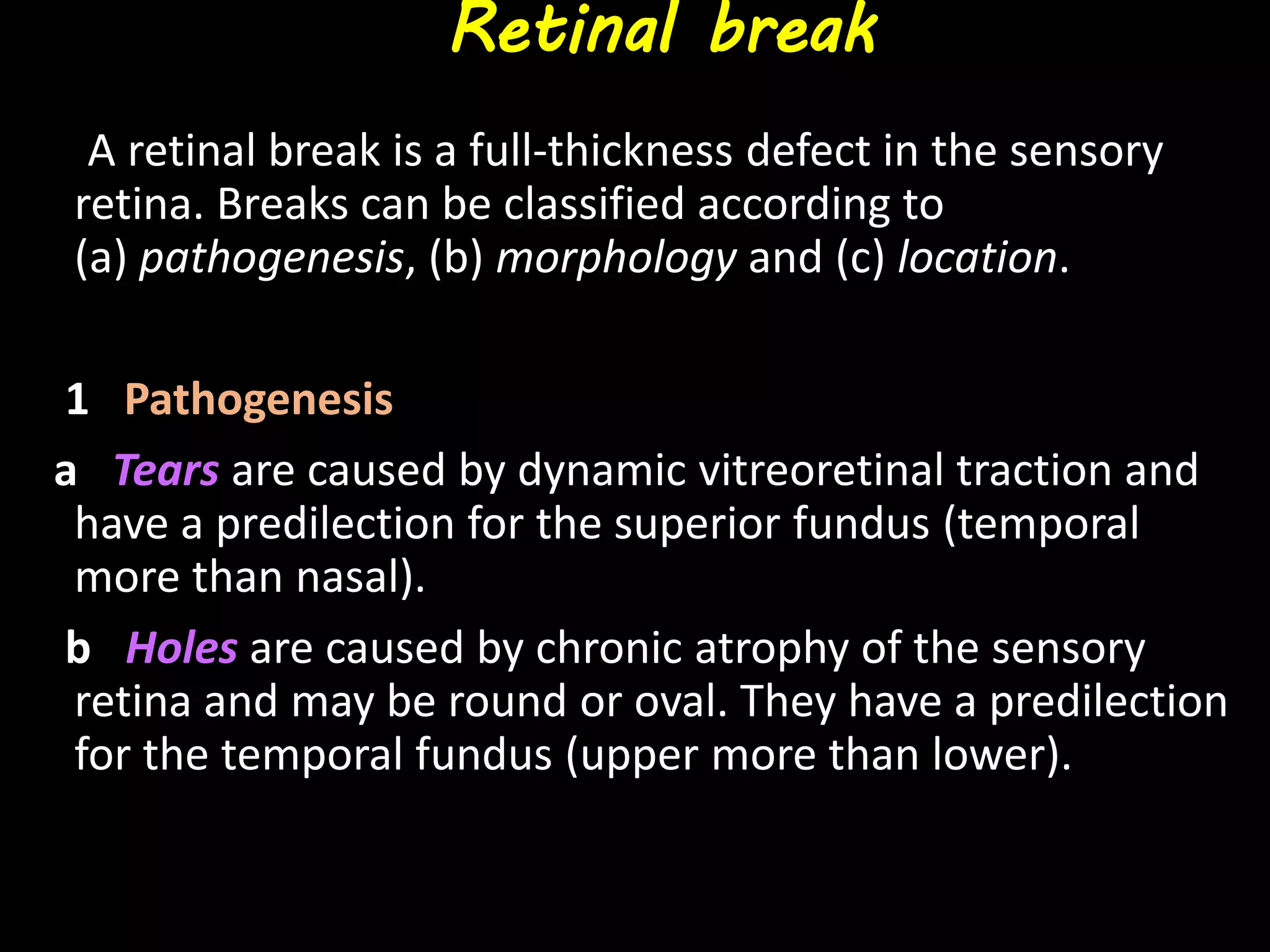 Retinal detachment | PPTX