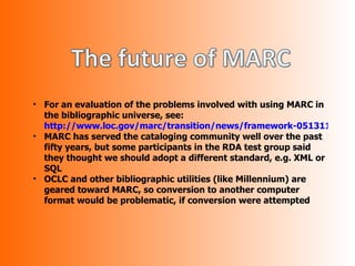 Resource Description & Access (RDA) | PPT