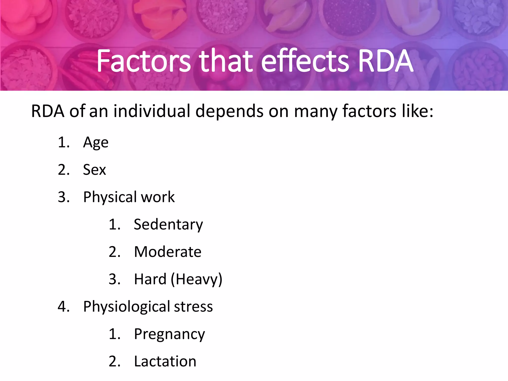 Recommended Dietary Allowances | PDF