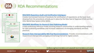 Rda in a nutshell august 2019 | PPT