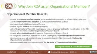 RDA in a Nutshell - January 2020 | PPT