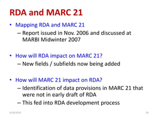 Introduction to RDA | PPT