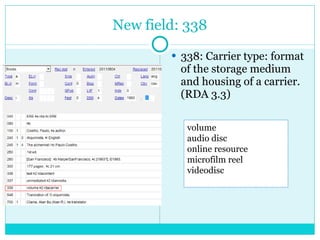 RDA (Resource Description & Access) | PPT