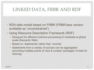 RDA: Alive and Well and Still Speaking MARC | PPT