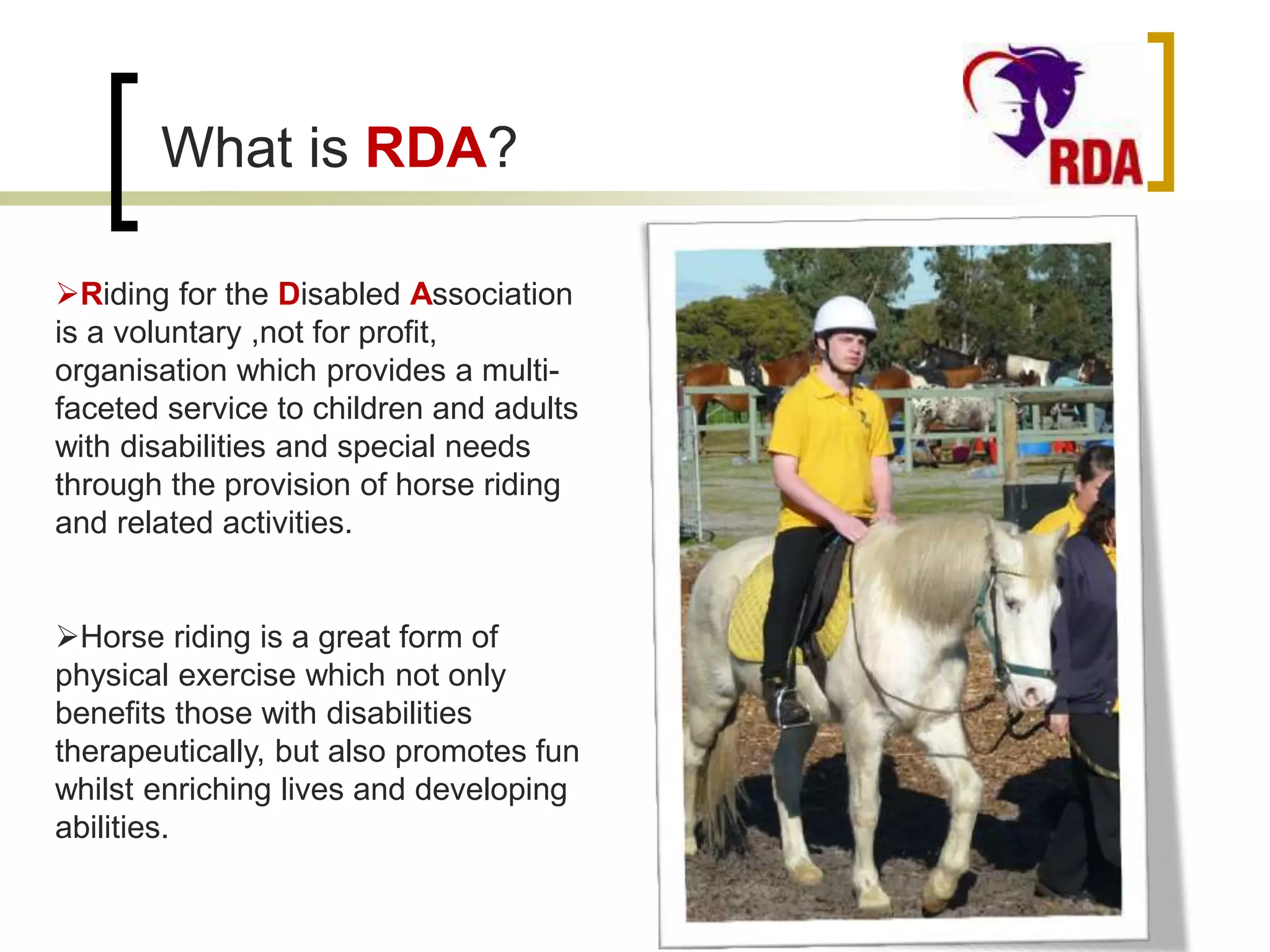 Riding for the Disabled Oakford | PDF