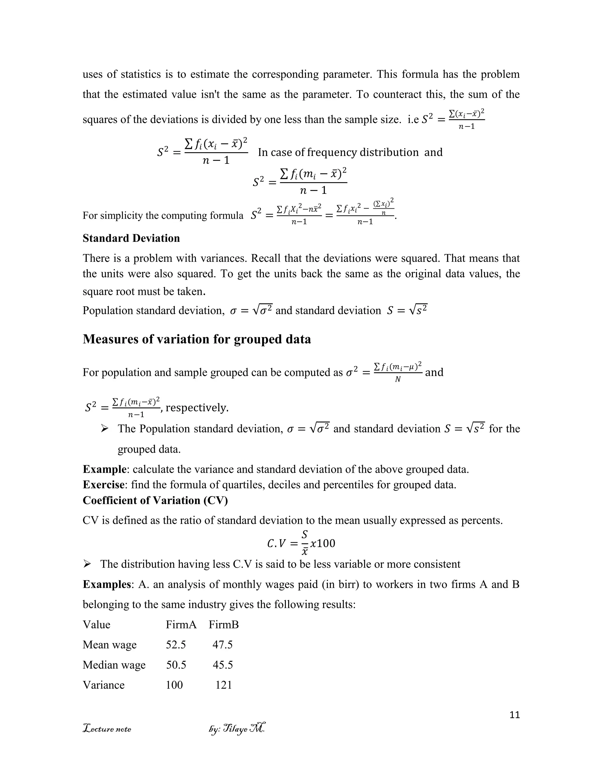 Basic statistics | PDF | Physics | Science