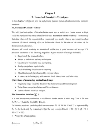 Basic statistics | PDF | Physics | Science
