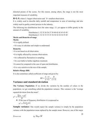 Basic statistics | PDF | Physics | Science