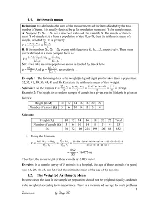 Basic statistics | PDF