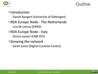 RDA Europe Nodes | PDF | Databases | Computer Software and Applications