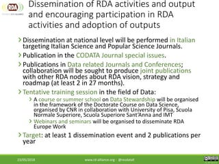 RDA Europe Nodes | PDF