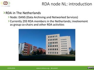 RDA Europe Nodes | PDF