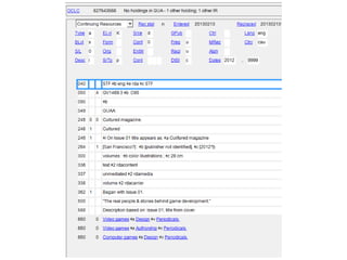 Rda for serials | PPTX