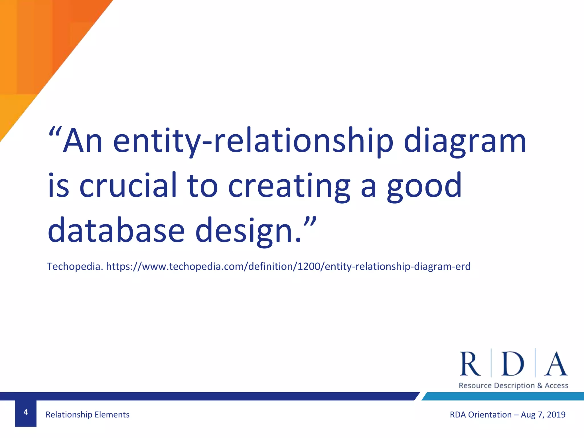 New Concepts: Relationship Elements | PPTX | Databases | Computer Software and Applications