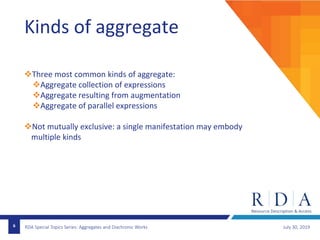 Special Topics: Aggregates and Diachronic Works | PPTX