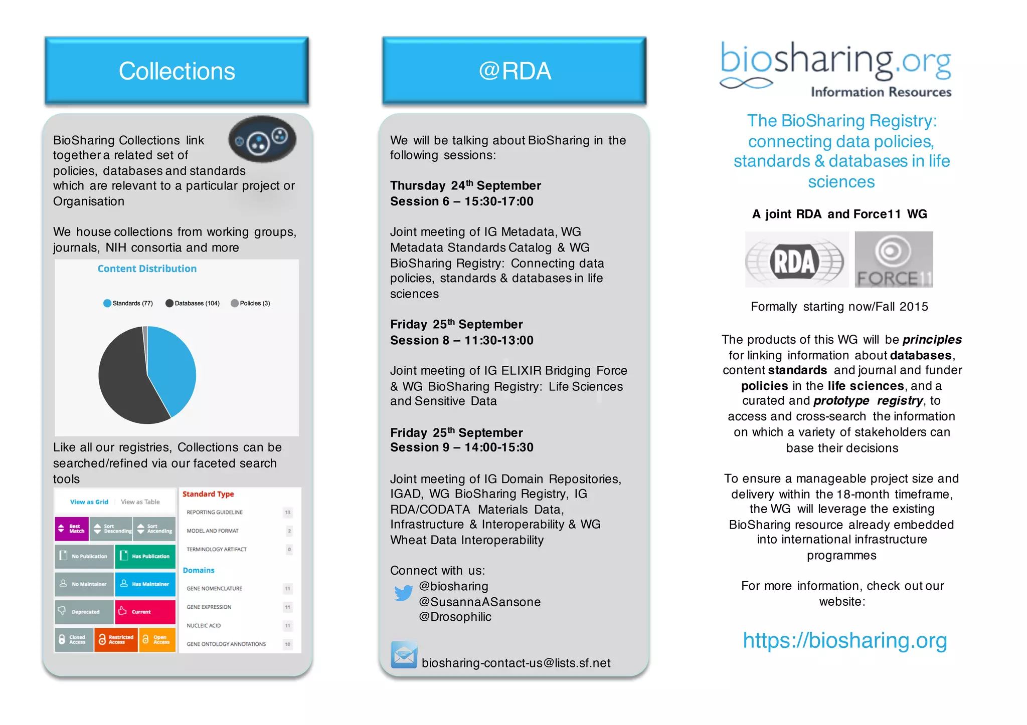 RDA Plenary6 bio_sharing_leaflet | PDF
