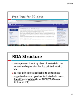 Rda policy statement and guidelines for phil libraries mila ramos | PDF