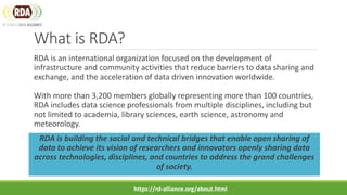 RDA in a nutshell with Plenary 6 details | PPT