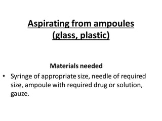 Route of drug administration - STEPS HANDOUTS | PDF