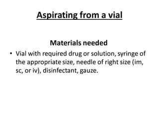 Route of drug administration - STEPS HANDOUTS | PDF