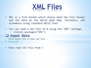 R data interfaces | PPTX