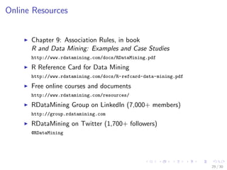 Association Rule Mining with R | PDF