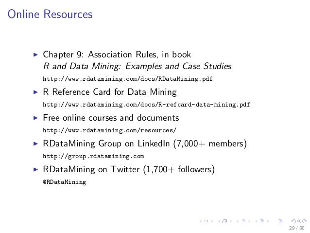 association rules in data mining examples
