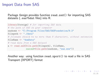 Introduction to Data Mining with R and Data Import/Export in R | PDF