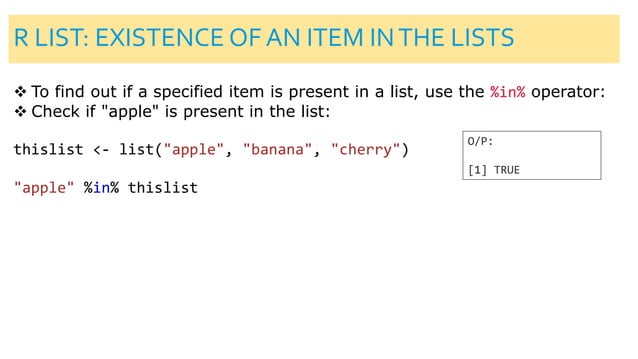 R Data Structure.pptx | Technology & Computing