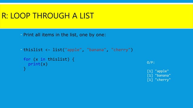 R Data Structure.pptx | Technology & Computing
