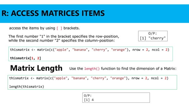 R Data Structure.pptx | Technology & Computing
