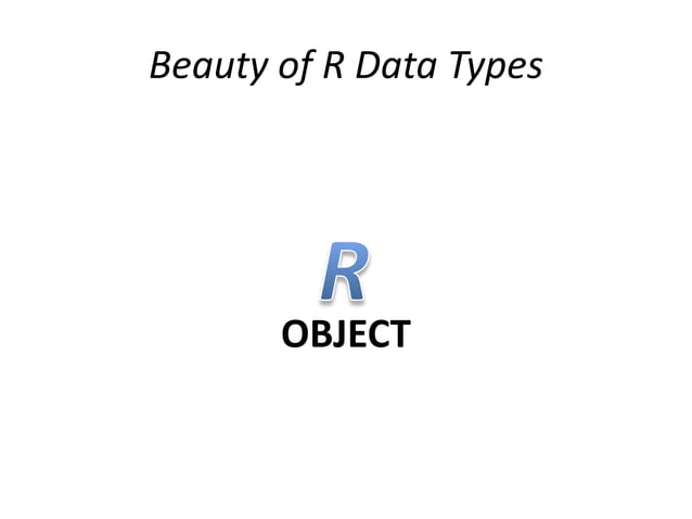 R data types | PPTX