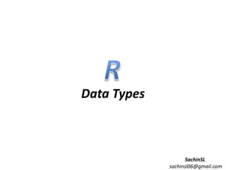 R data types | PPT