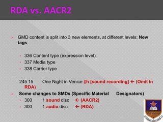 RDA Terminology | PPTX