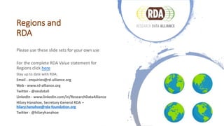 Rda value for regions | PPTX | Business | Business and Finance