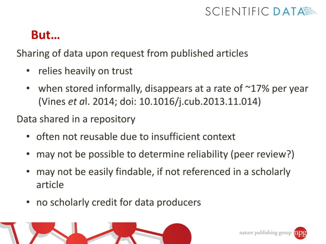 Data sharing as part of the research ecosystem | PPT
