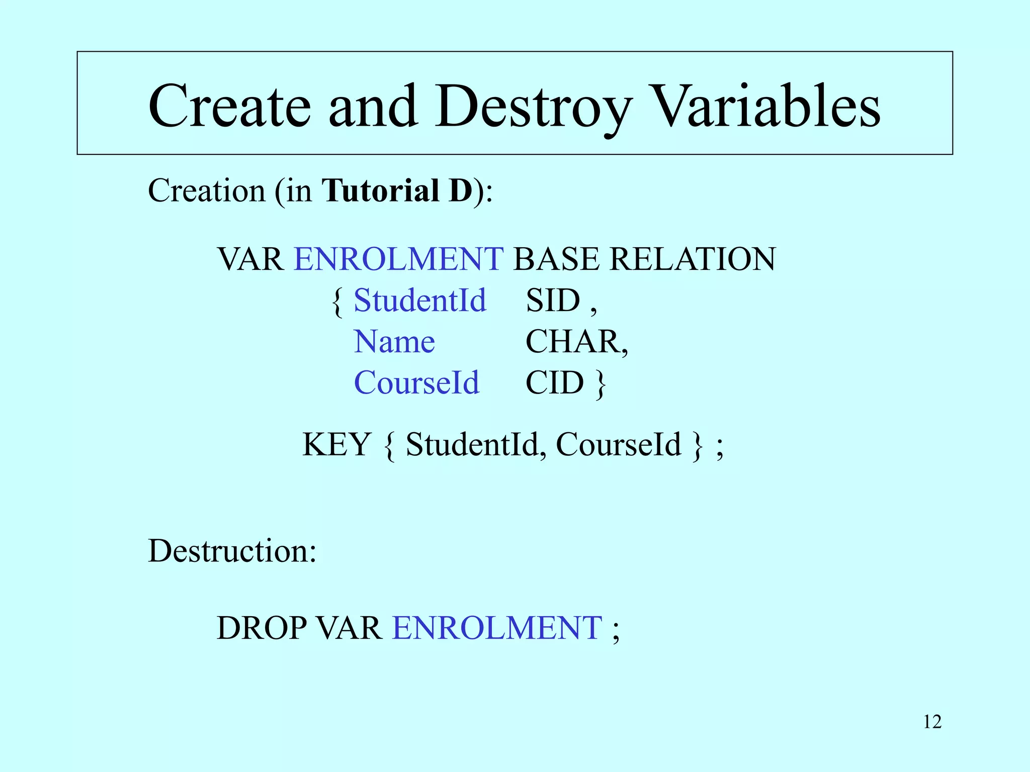 Rdb Fundamentals 1 Introppt Databases Computer Software And Applications