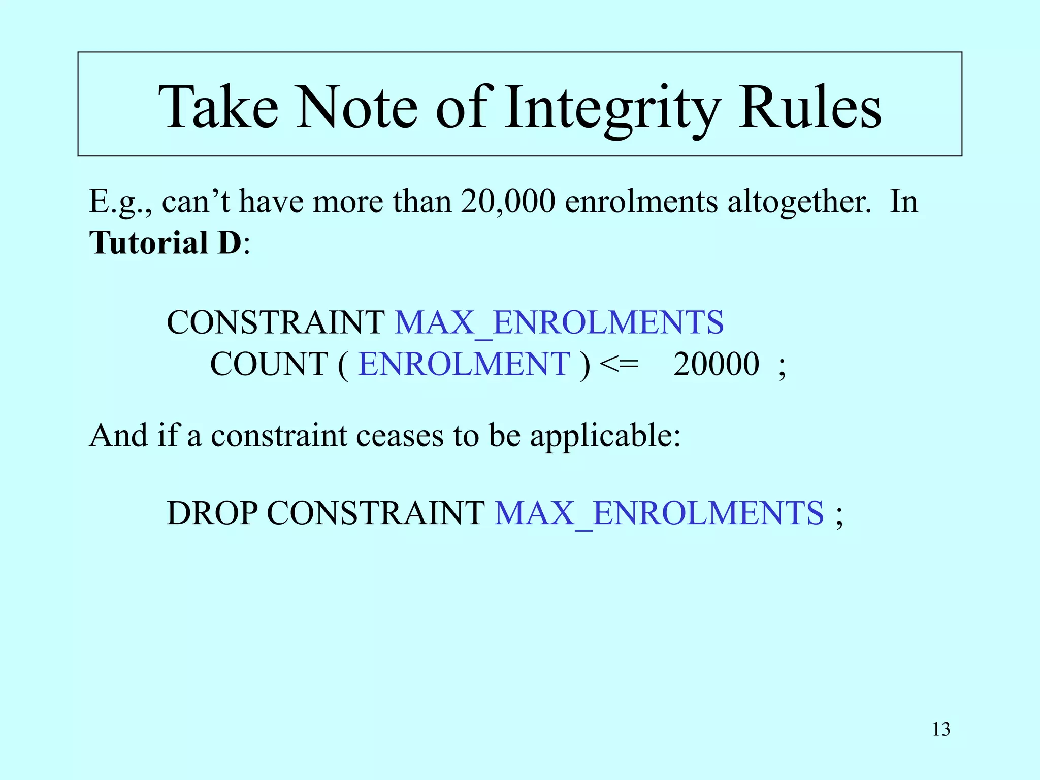 Rdb Fundamentals 1 Introppt Databases Computer Software And Applications